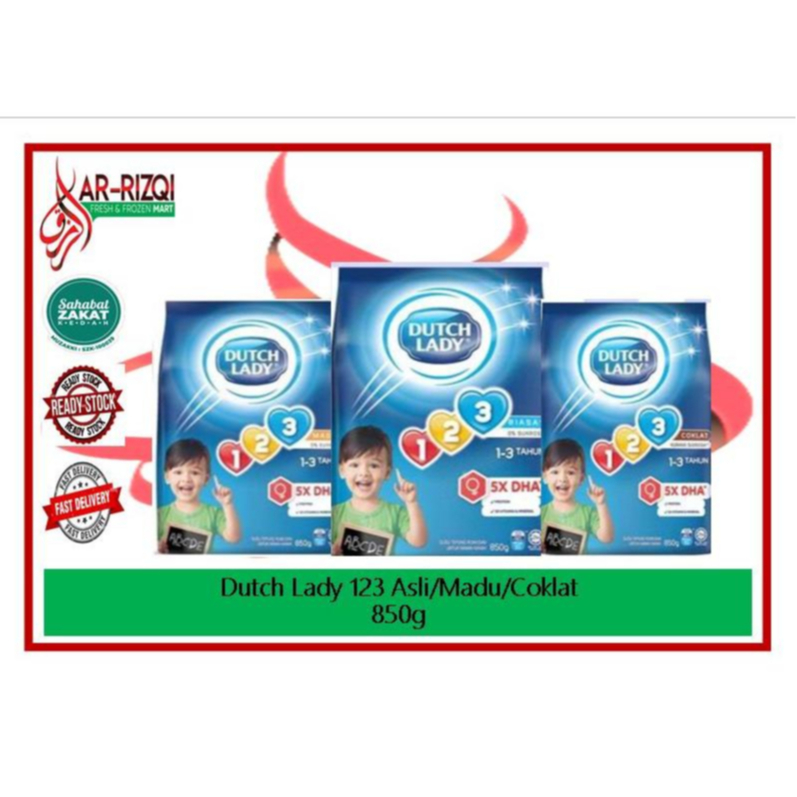 Dutch Lady 123 Asli/Madu/Coklat 850g | Shopee Malaysia