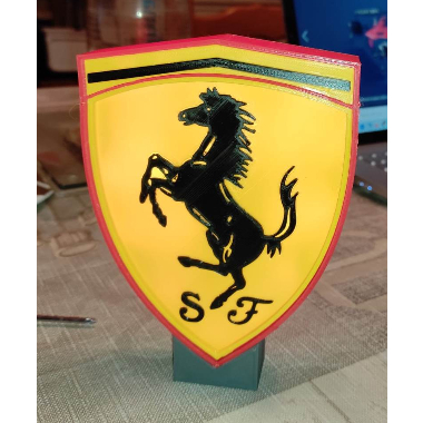 Ferrari Logo USB LED Light Box (With Stand) | Shopee Malaysia