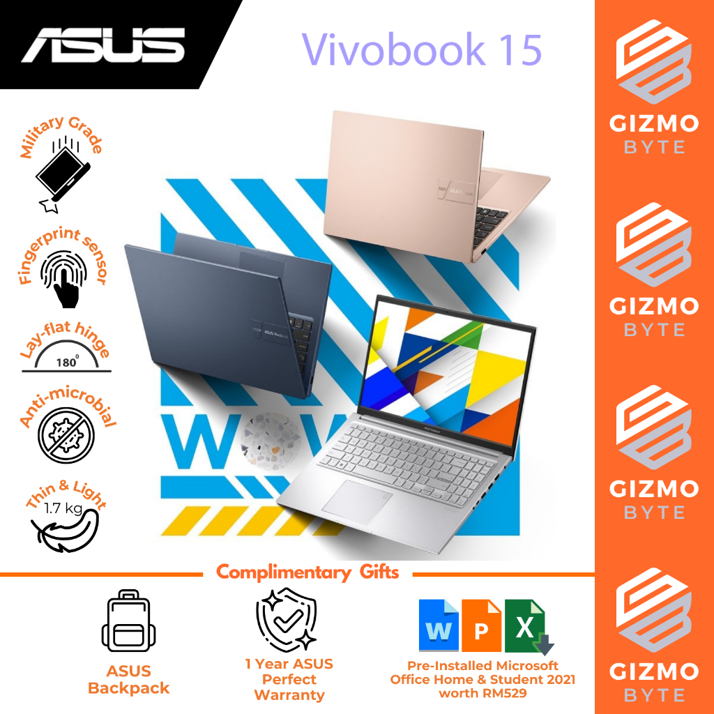 ASUS Vivobook 15 - A1504 (i5-1235U|8GB RAM|512GB M.2 SSD|INTEL UHD|15.6 ...