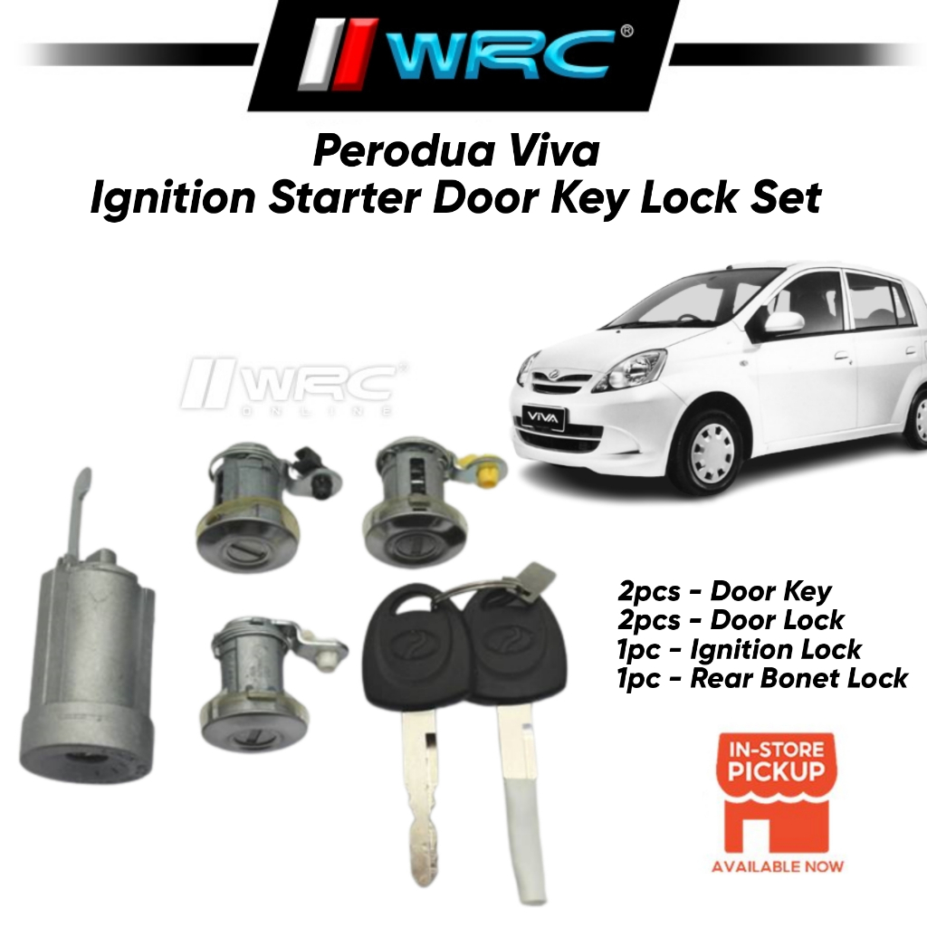 Perodua Viva Ignition Starter Door Key Lock Set | Shopee Malaysia