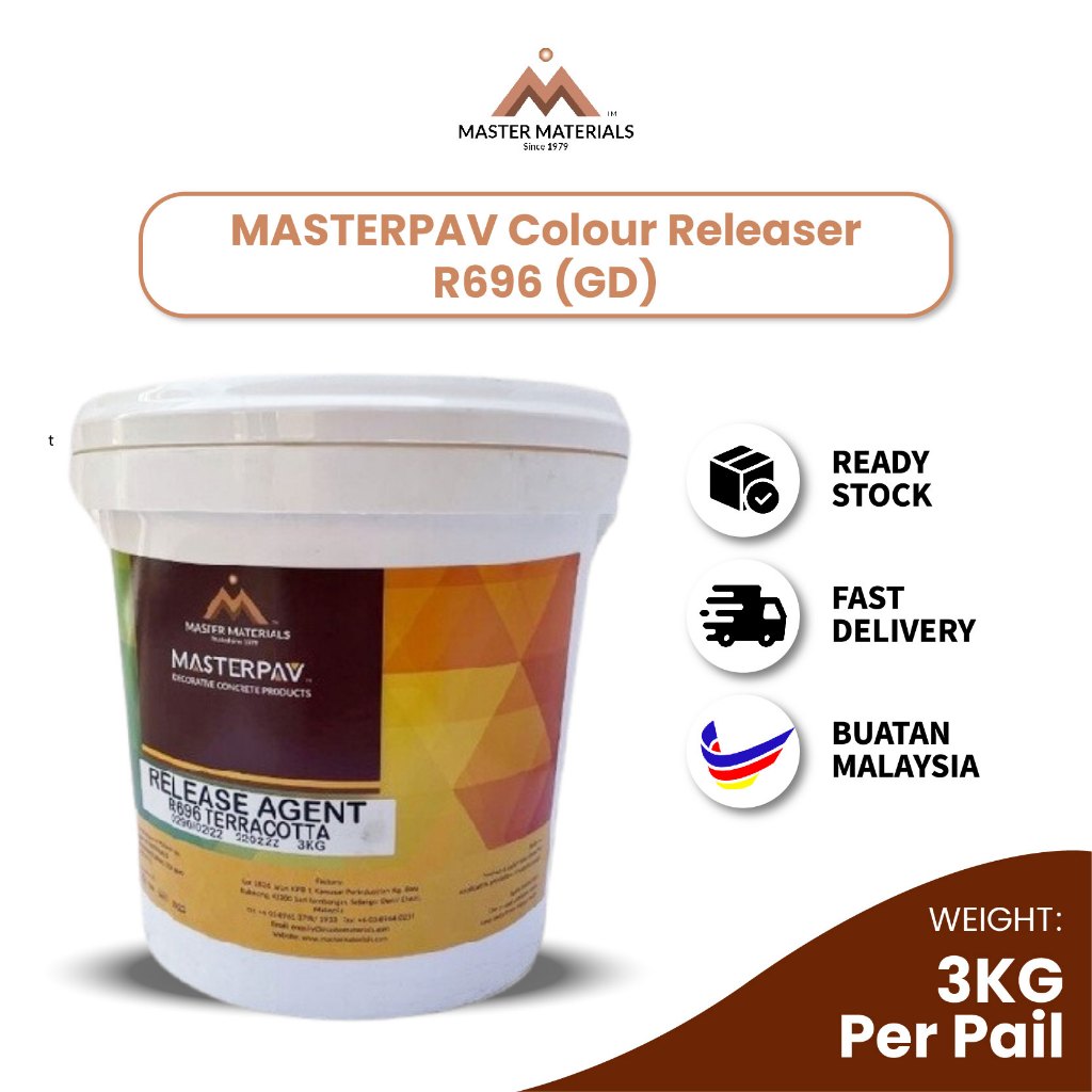 MASTERPAV Concrete R696 Colour Releaser Agent Colour Powder Release ...