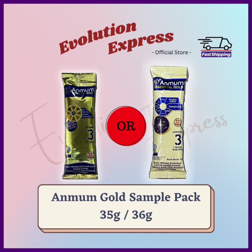 Anmum Gold Step 3 Pek sample 35g Expired date : 6/2025 | Shopee Malaysia