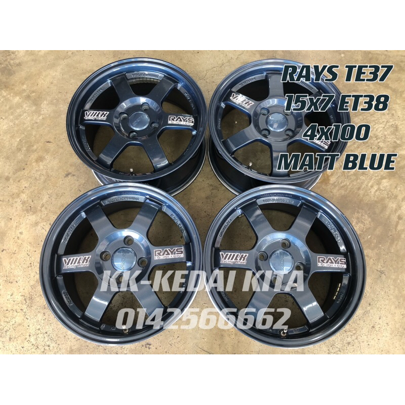 USED RIM RAYS TE37 15 INCHI | Shopee Malaysia