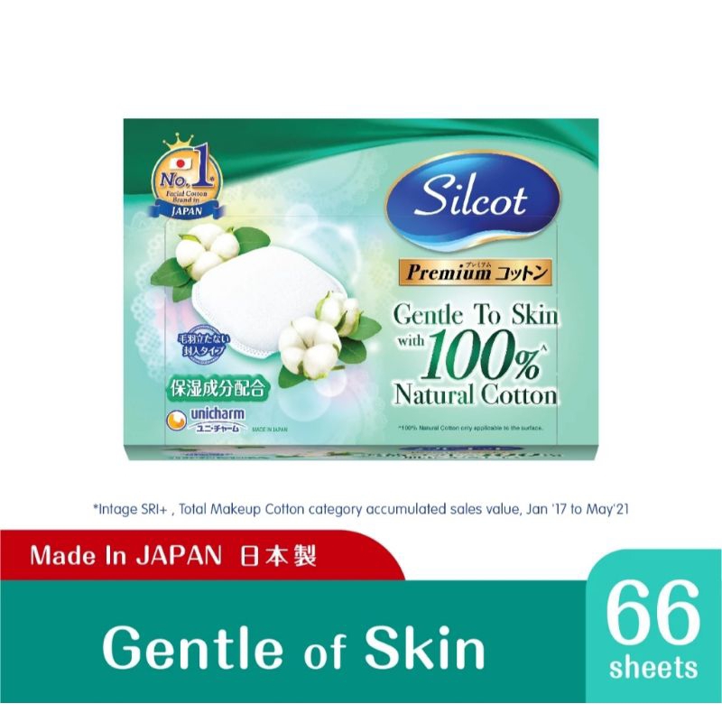 Silcot Premium Cotton Puff ( 66 pcs) | Shopee Malaysia