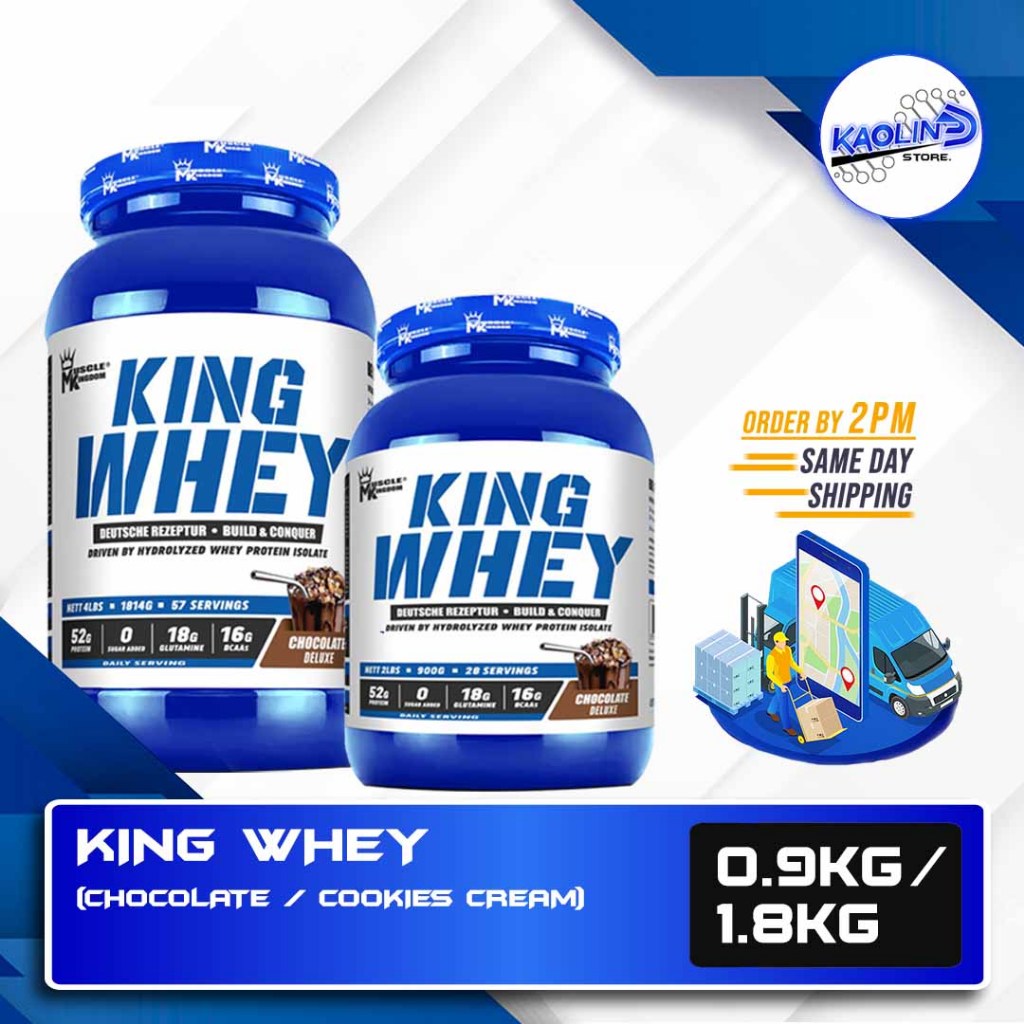 Muscle Kingdom King Whey , Whey Protein 1.8Kg, Muscle Building, Lean ...