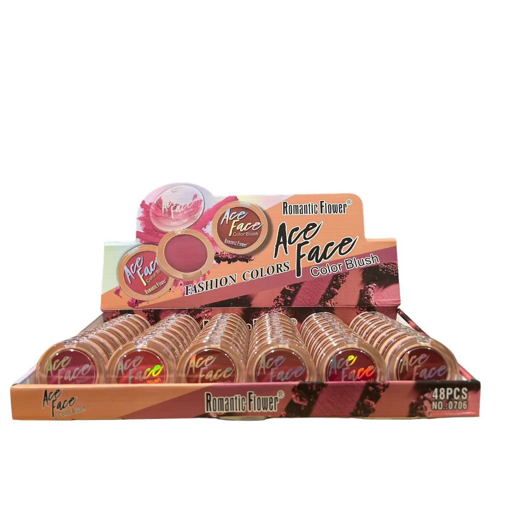 Romantic Flower Ace Face Color Blusher [ 48pcs ] | Shopee Malaysia