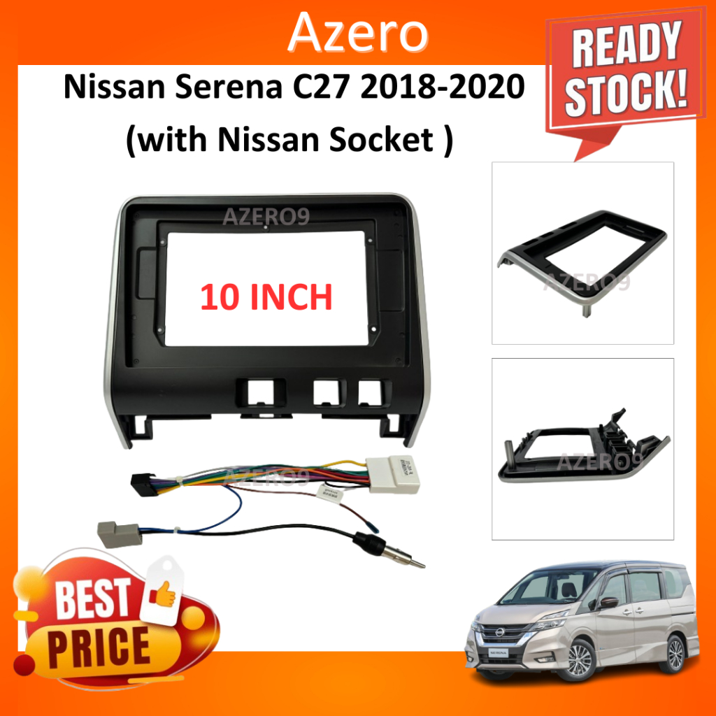 Android Player Casing 10" Nissan Serena C27 2018-2020 (with Nissan ...