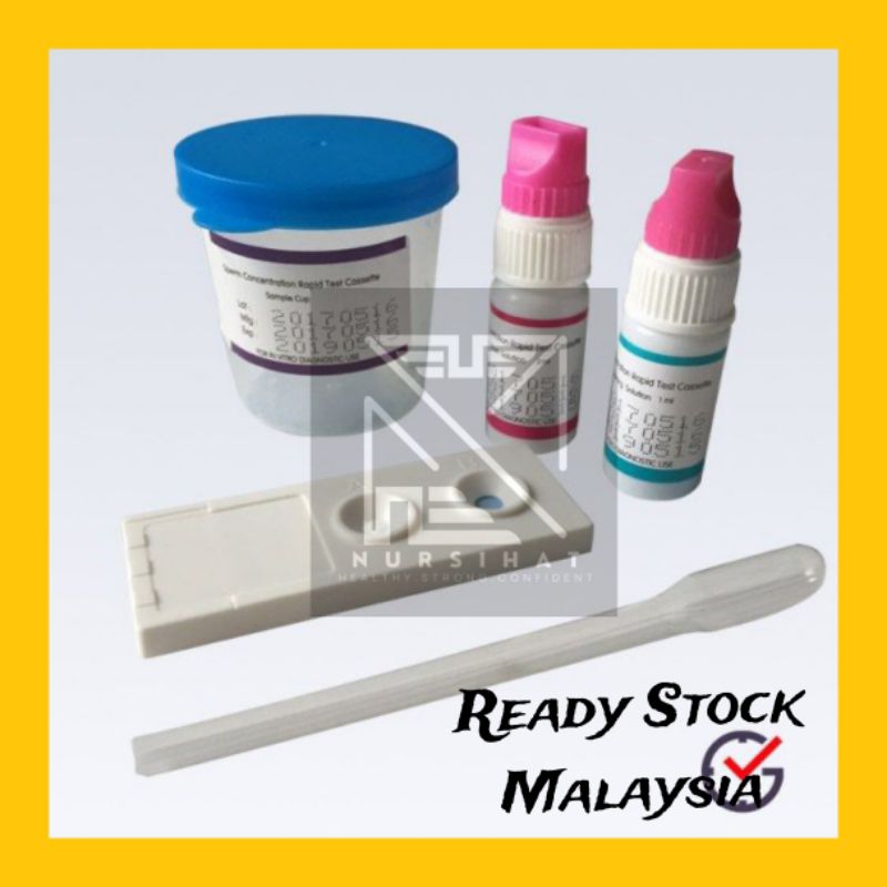 Ready Stock Malaysia Sperm Count Test Kit Uji Kesuburan Suami