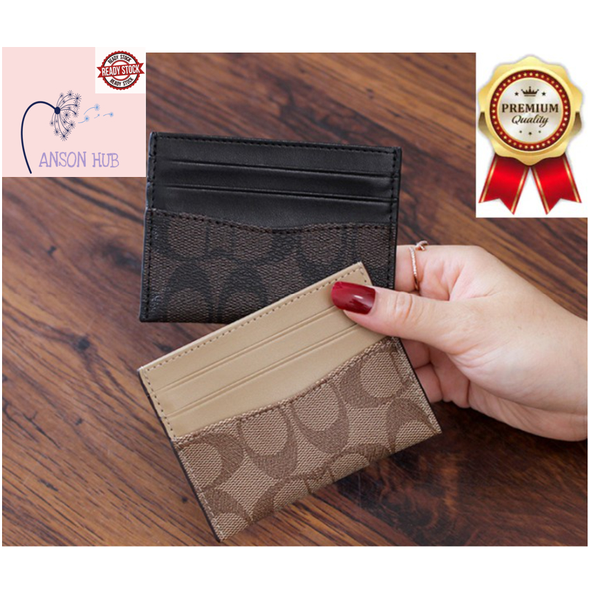 READY STOCK 100% Quality Coach Card Holder Men Women Unisex | Shopee Malaysia