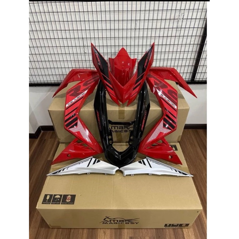 COVER SET RS150 V1/V2/V3 RS MERAH PURBA (MAGIC BOY) | Shopee Malaysia