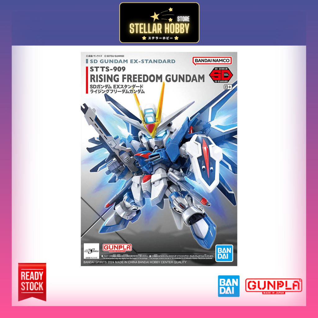 [Ready Stock] BANDAI SD Gundam EX-Standard Rising Freedom Gundam (Gundam SEED Freedom) | Shopee ...