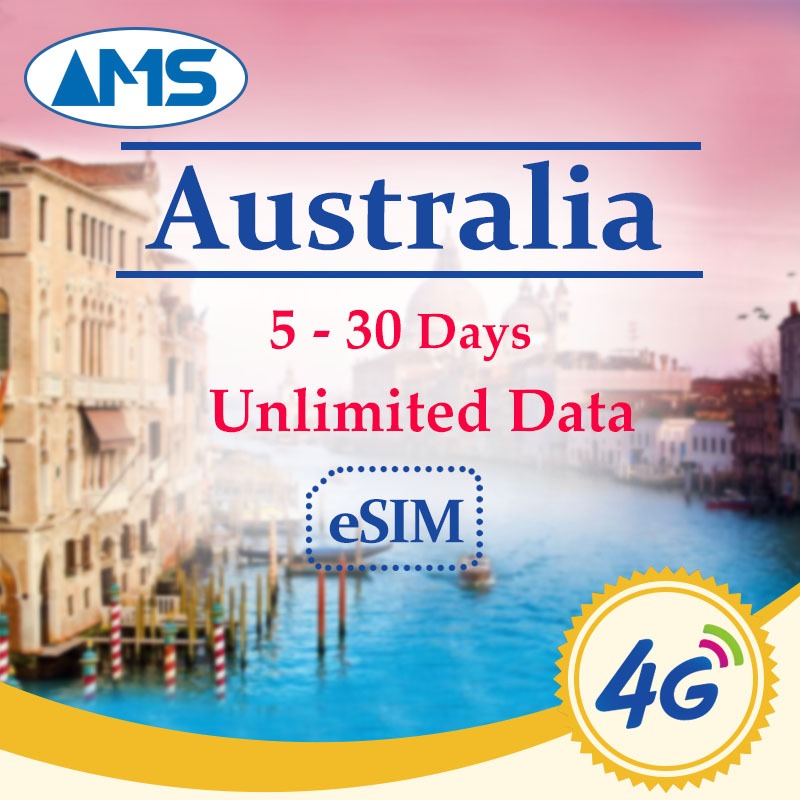 Australia esim 5-30 Days Unlimited Data Australia SIM Card Optus ...