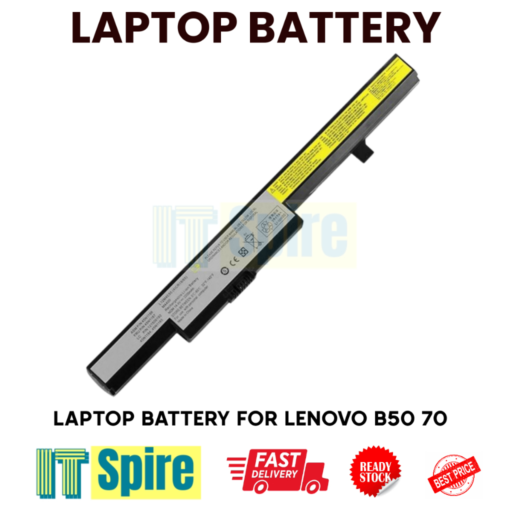 [IT SPIRE] LAPTOP BATTERY FOR LENOVO B50-70 OEM QUALITY | Shopee Malaysia