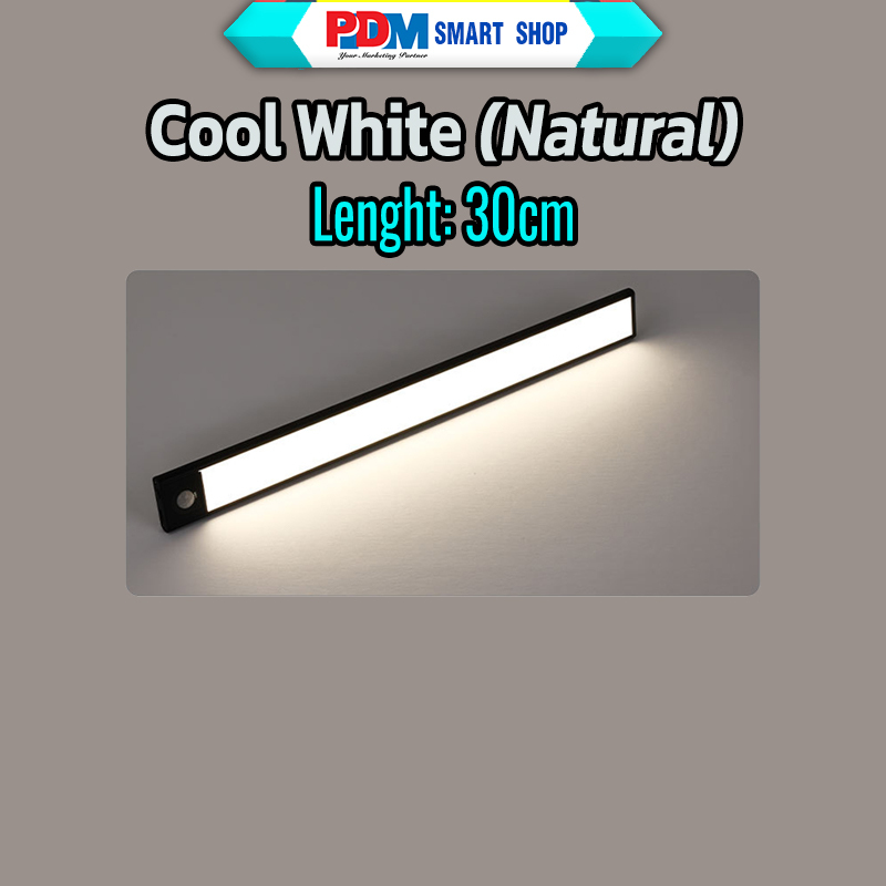 PDM Ultra thin LED Light Motion Sensor LED Bar USB Rechargeable for ...
