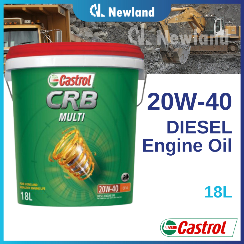 Castrol Engine Oil / Minyak Enjin Castrol / CRB Multi 20W-40 (18L ...