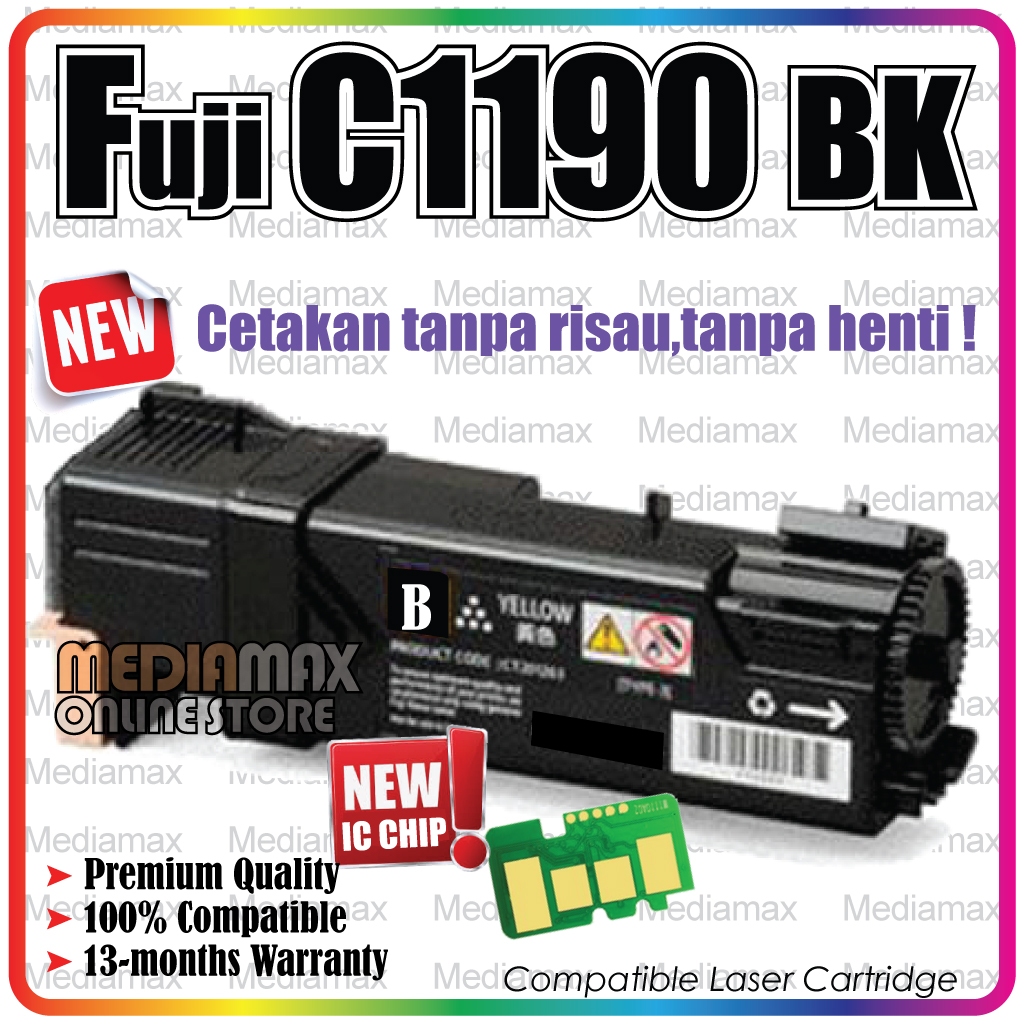 Compatible to Fuji Xerox C1190 CT201260 CT 201260 Black C 1190 C1190FS ...