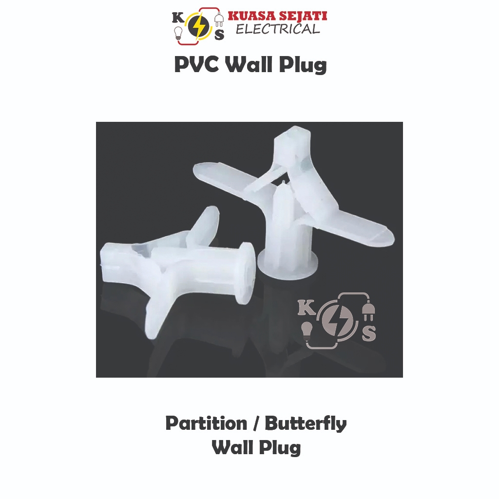 PVC Wall Plug, Sleeve Anchor Metal Wall Plug 5/16" 10mm & 3/8" 12mm ...