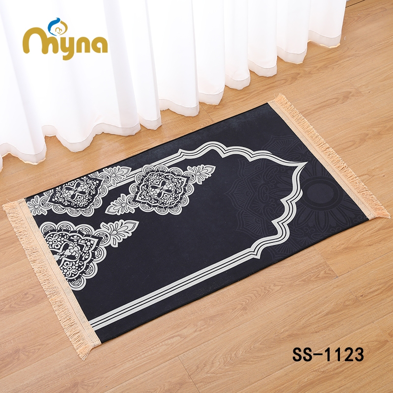 New Design Sejadah Soft Velvet Murah Plain Prayer Mat Sajadah Lembut ...