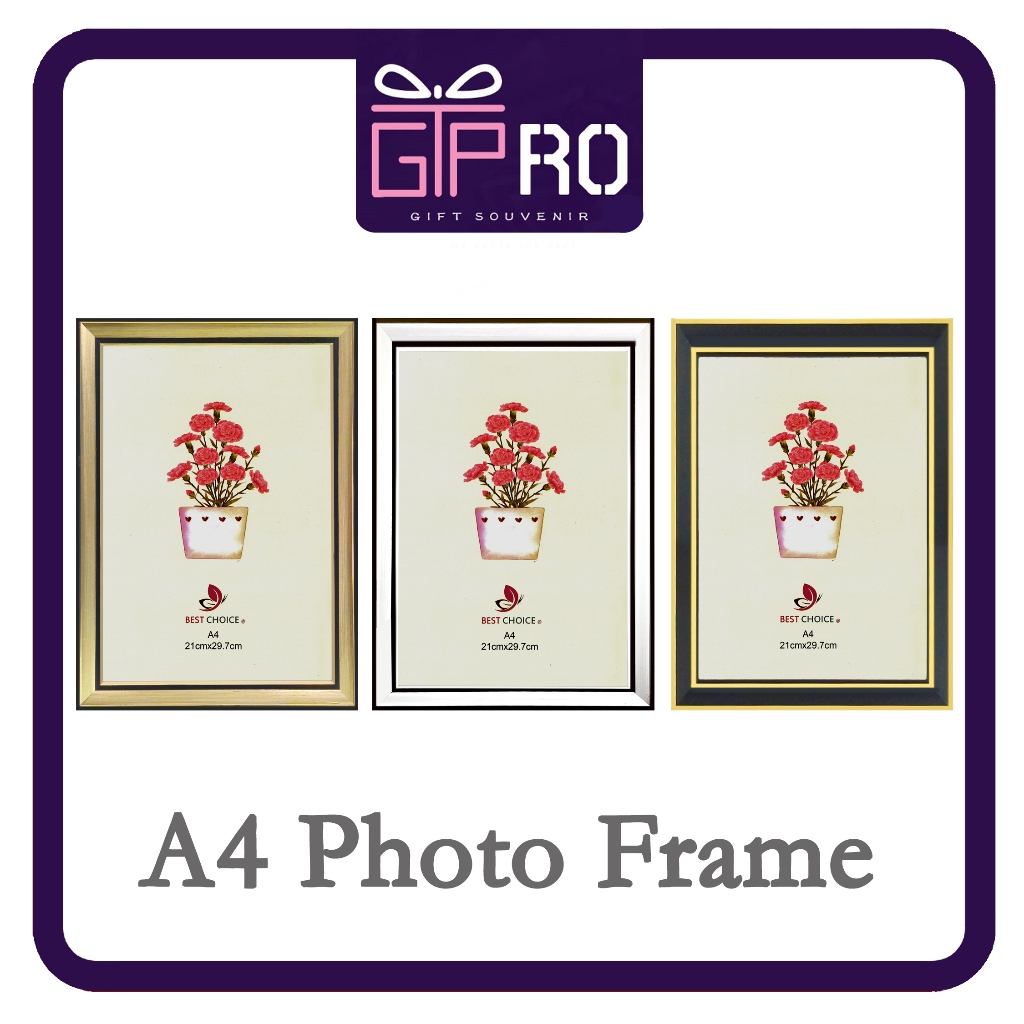 A4 Frame With Stand For Certificate / Document / Graduation / Graduasi ...