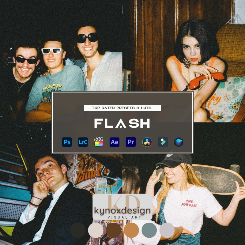[Premium Lightroom Preset or LUTs io] 𝐹𝑙𝑎𝑠ℎ for LR/LR(mobile)/PR/AE/PS/FCPX/DaVinci Resolve 2021 ...