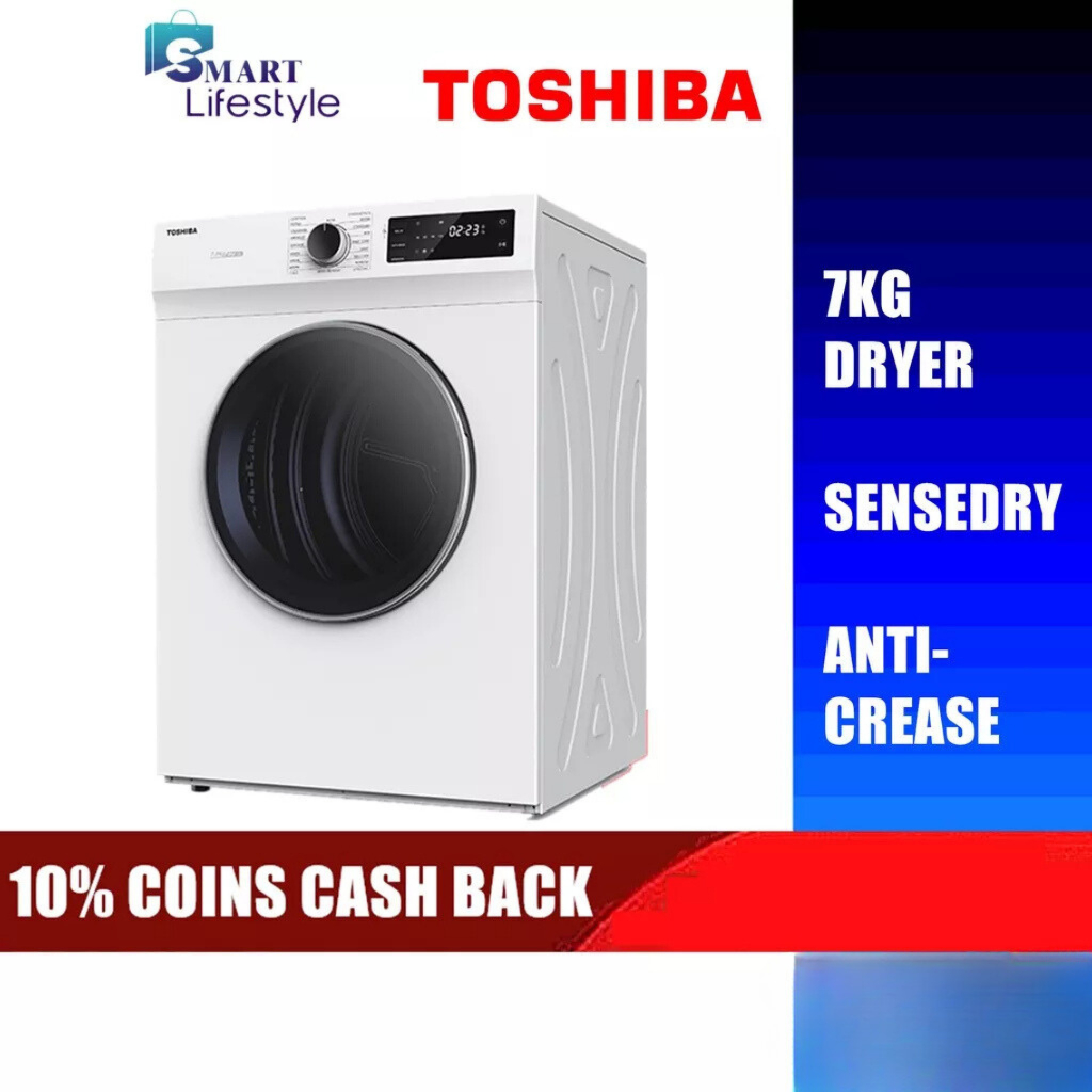 TOSHIBA SENSEDRY™ Tumble Dryer (7Kg) TD-H80SEM | Shopee Malaysia