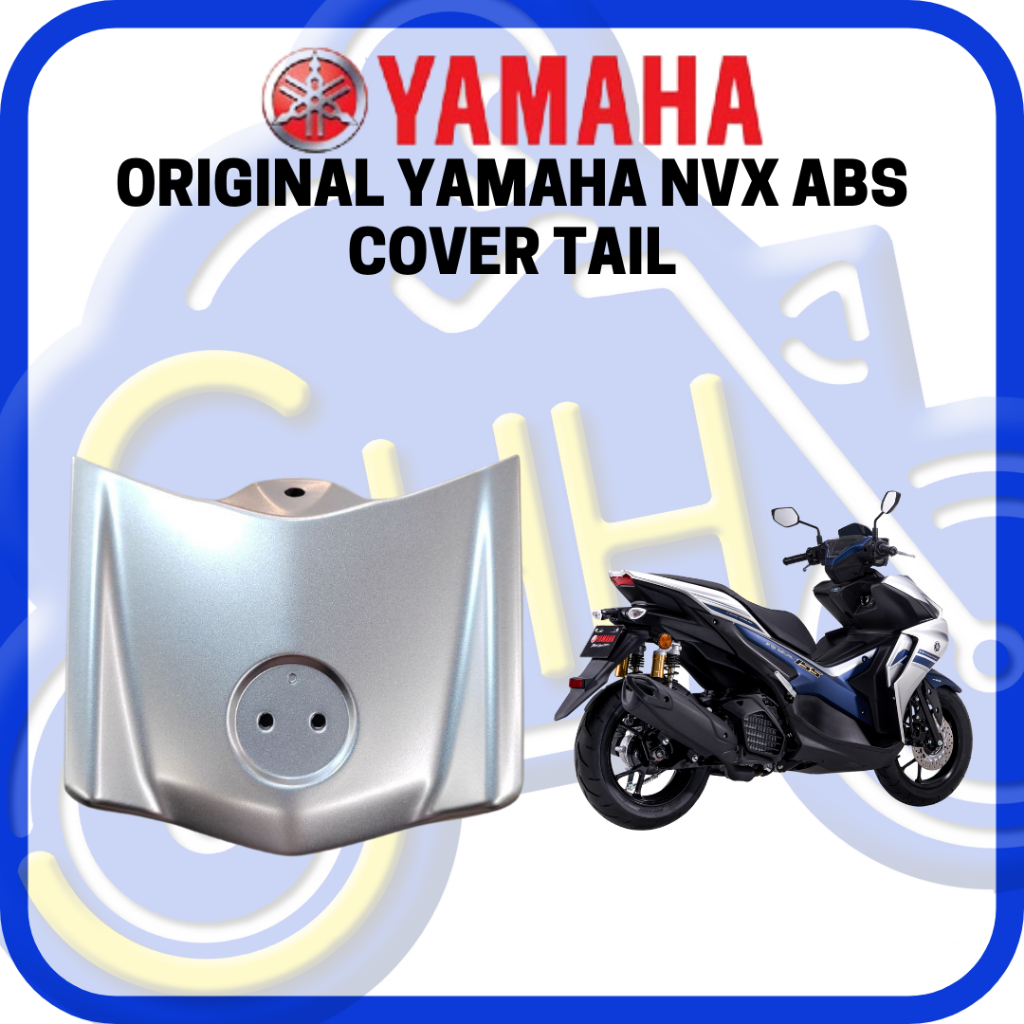 ORIGINAL YAMAHA NVX ABS COVER TAIL SILVER PLATINUM NAVY | Shopee Malaysia