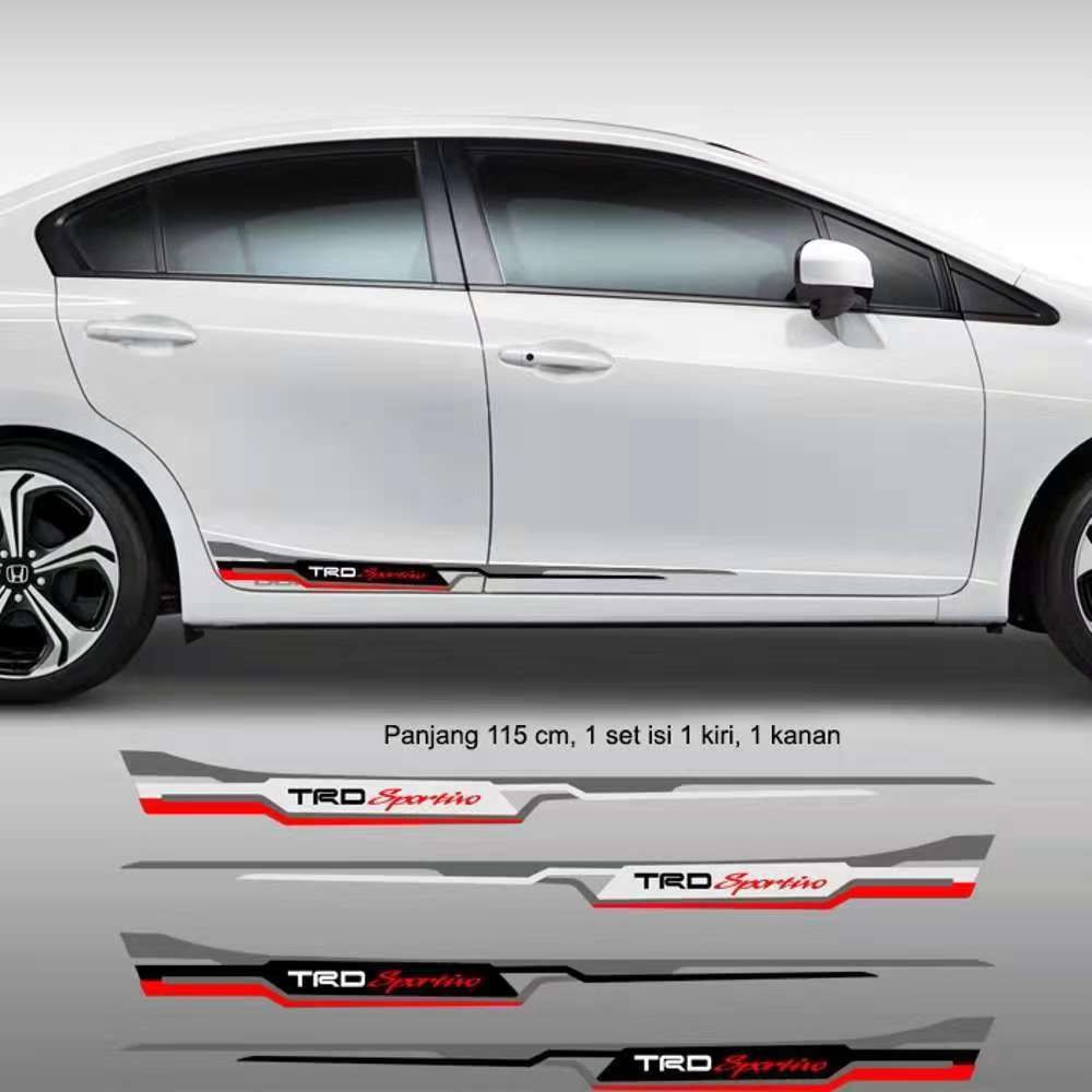 Toyota TRD SIDE BODY STICKER | Shopee Malaysia