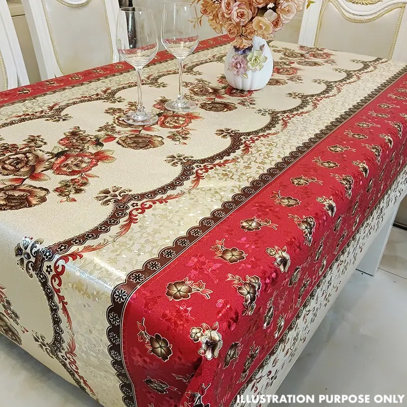 Plastik Alas Meja Corak 3D - MEJA 6 KERUSI | Shopee Malaysia