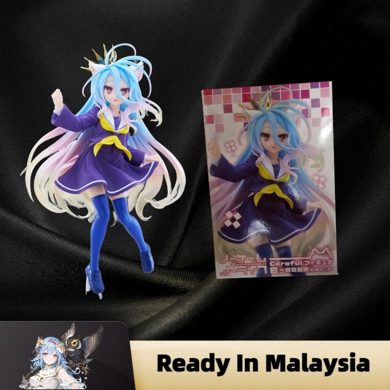 (Ready In Malaysia)Japan Ver Taito Coreful No Game No Life Shiro Cat ...