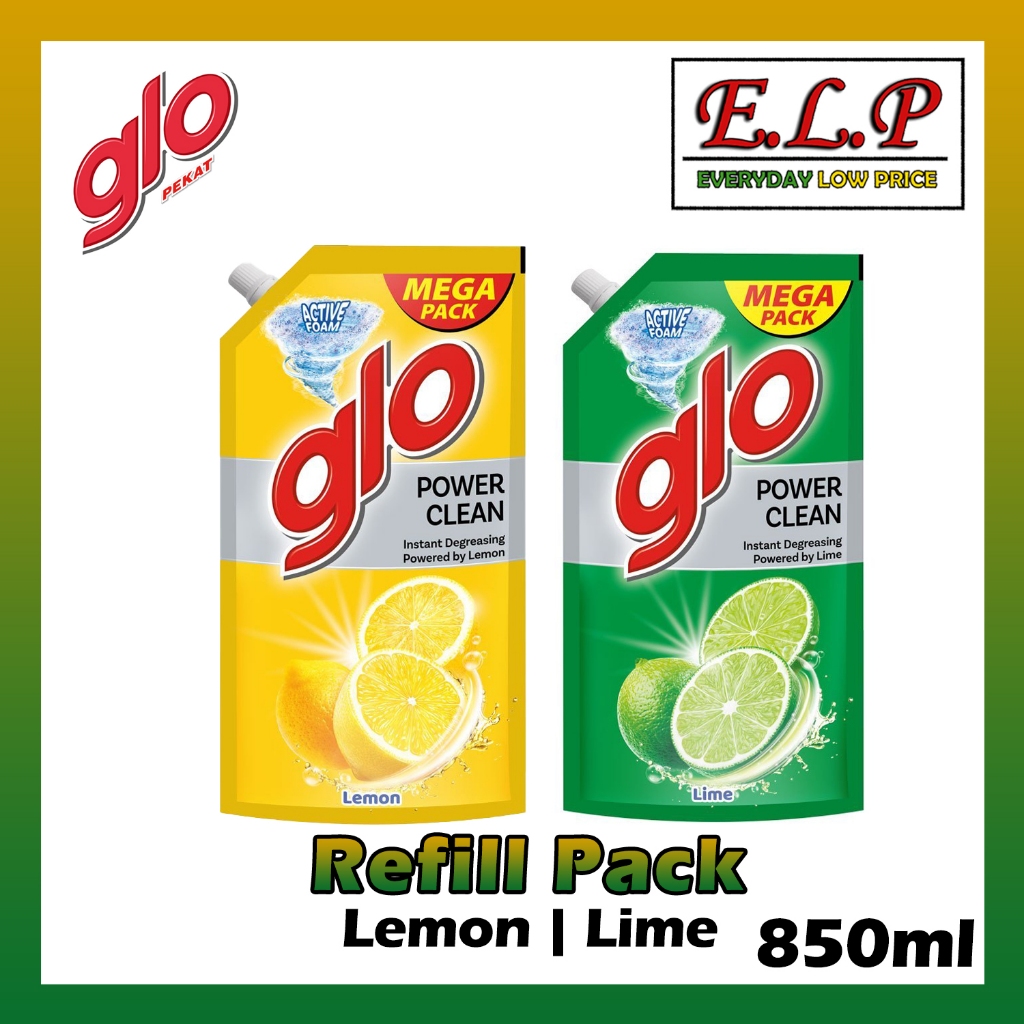 Glo Active Foam Dishwashing Liquid Refill Pack 850ml | Shopee Malaysia