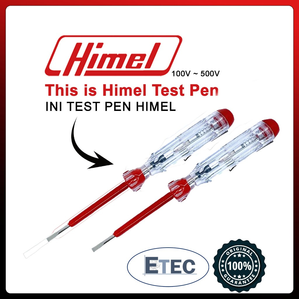 Himel Electrical Test Pen (Red) / HIMEL Test Pen Electrical / Test ...