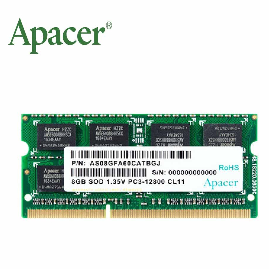Apacer DDR3L 1600MHz Low Voltage Laptop RAM (4GB / 8GB) | Shopee Malaysia