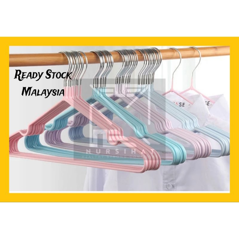 Steel Hanger/Penyangkut baju besi | Shopee Malaysia