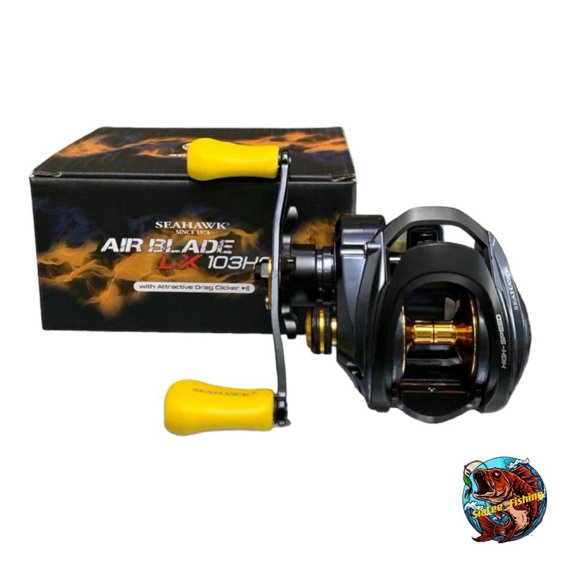 🍎🍎🍎SEAHAWK THE NEW AIR BLADE LX 103HSL BAITCASTING REEL🍎🍎🍎 | Shopee Malaysia