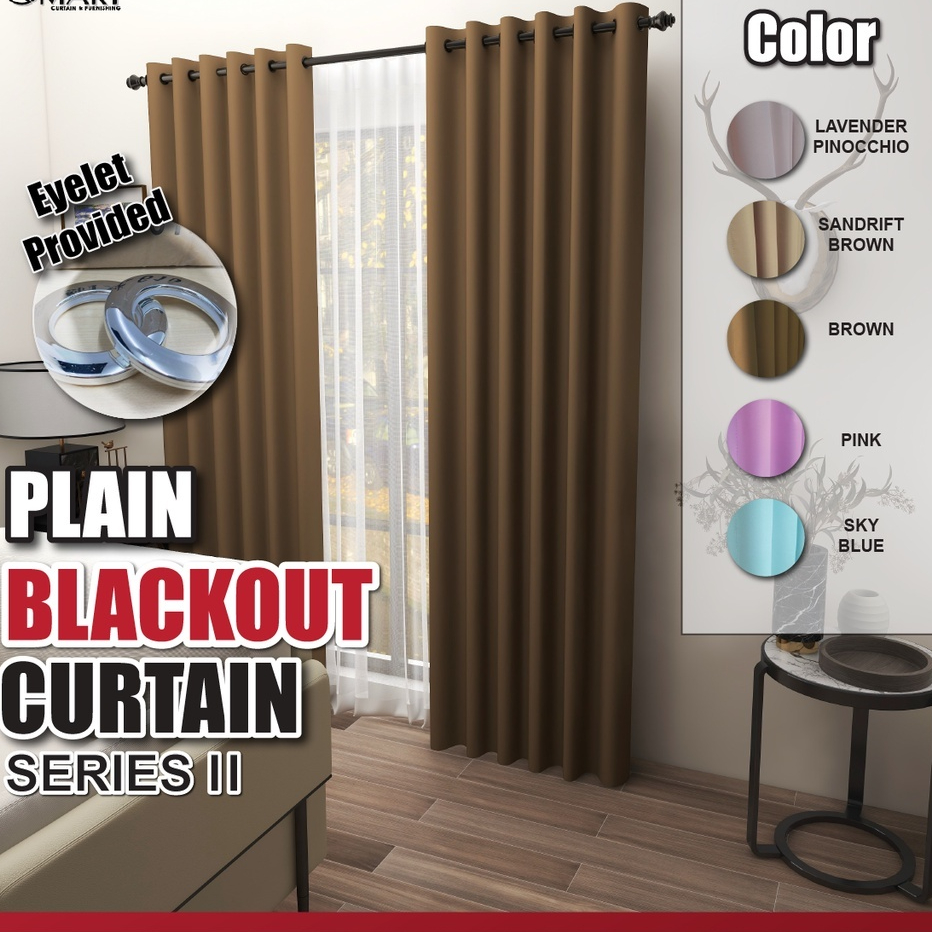Langsir Tingkap Murah Curtain Semi Blackout Kain Langsir Pintu Door ...