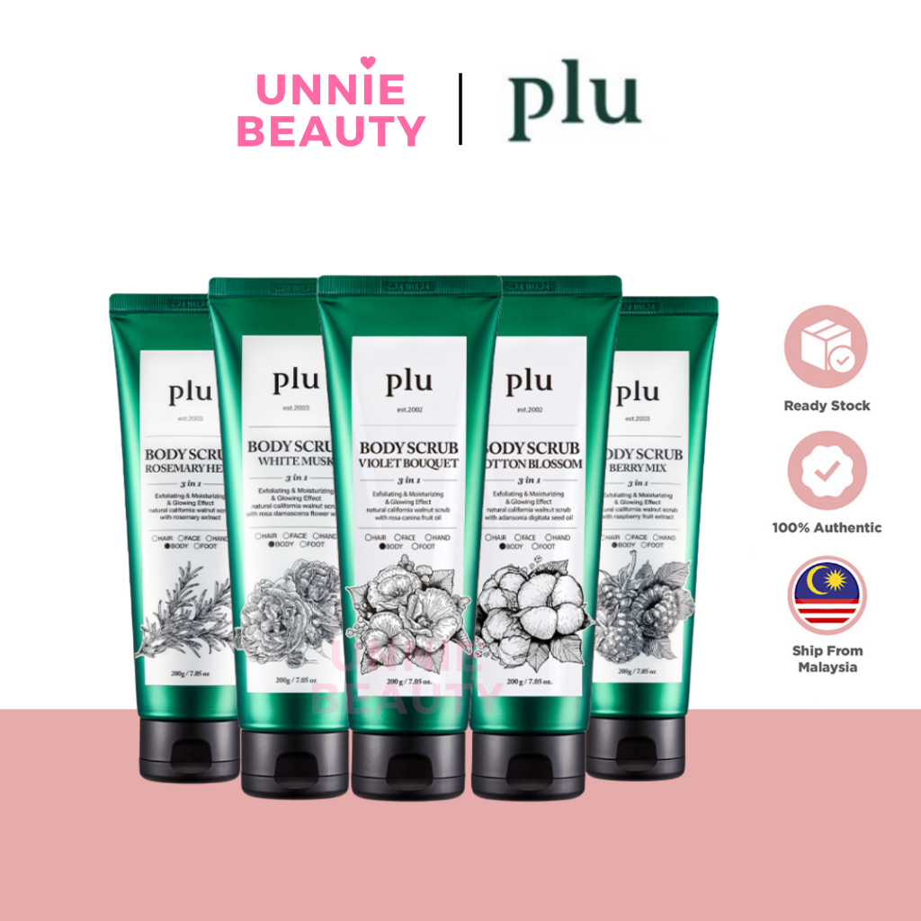 Plu Original Body Scrub 200g Deep Cleansing Body Care 身体磨砂膏 去角质 去死皮 ...