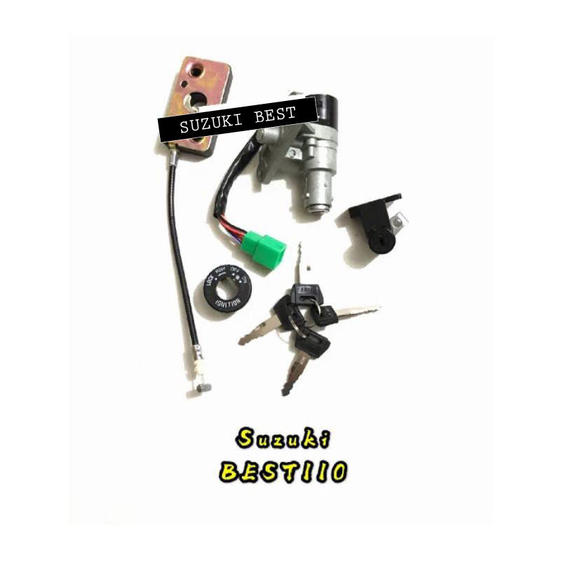 SUZUKI BEST 110 RC110 MAIN SWITCH SET KUNCI SWITCH COMPLETE SET ...