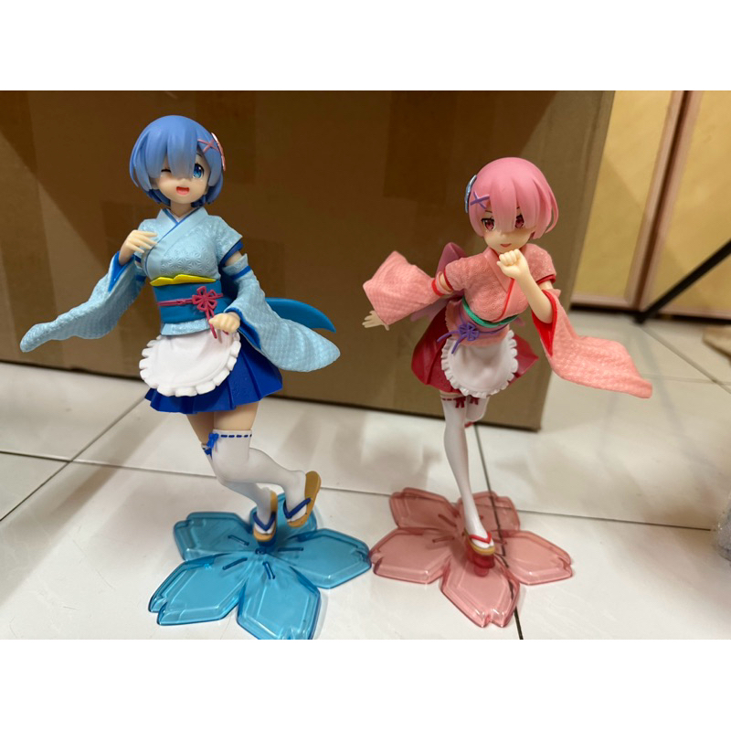 (No box) Taito Precious Figure Rem Japanese Maid Ver. Rem & Ram ...