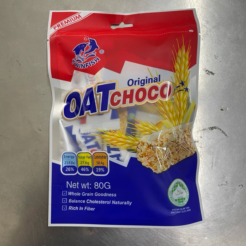 Twinfish Oat Choco Original 80g | Shopee Malaysia