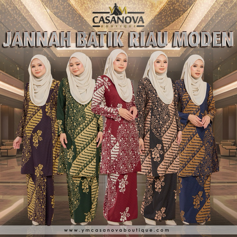 👗 New Design Raya 2024 Baju Kurung Batik Riau Moden 🔥 ON SALE PROMOSI ...