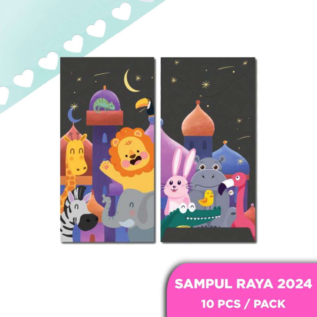 Sampul Duit Raya 2024 Safari (10pcs / pkt) - 10 keping Angpao Hari ...