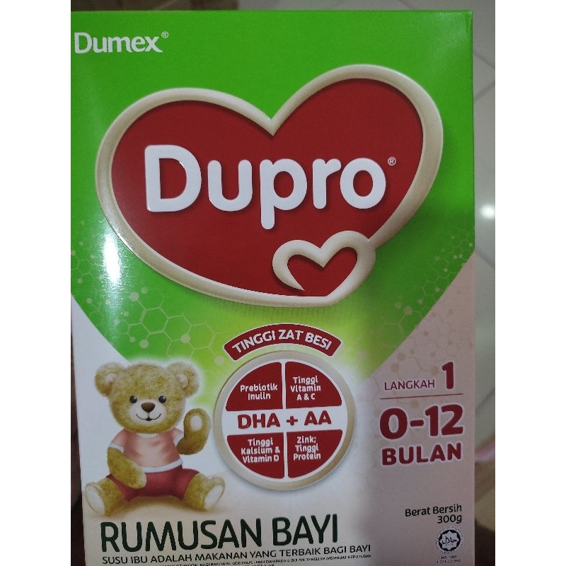 SUSU DUPRO LANGKAH 1 ( 0-12 BULAN ) 1 Karton 12 pack | Shopee Malaysia