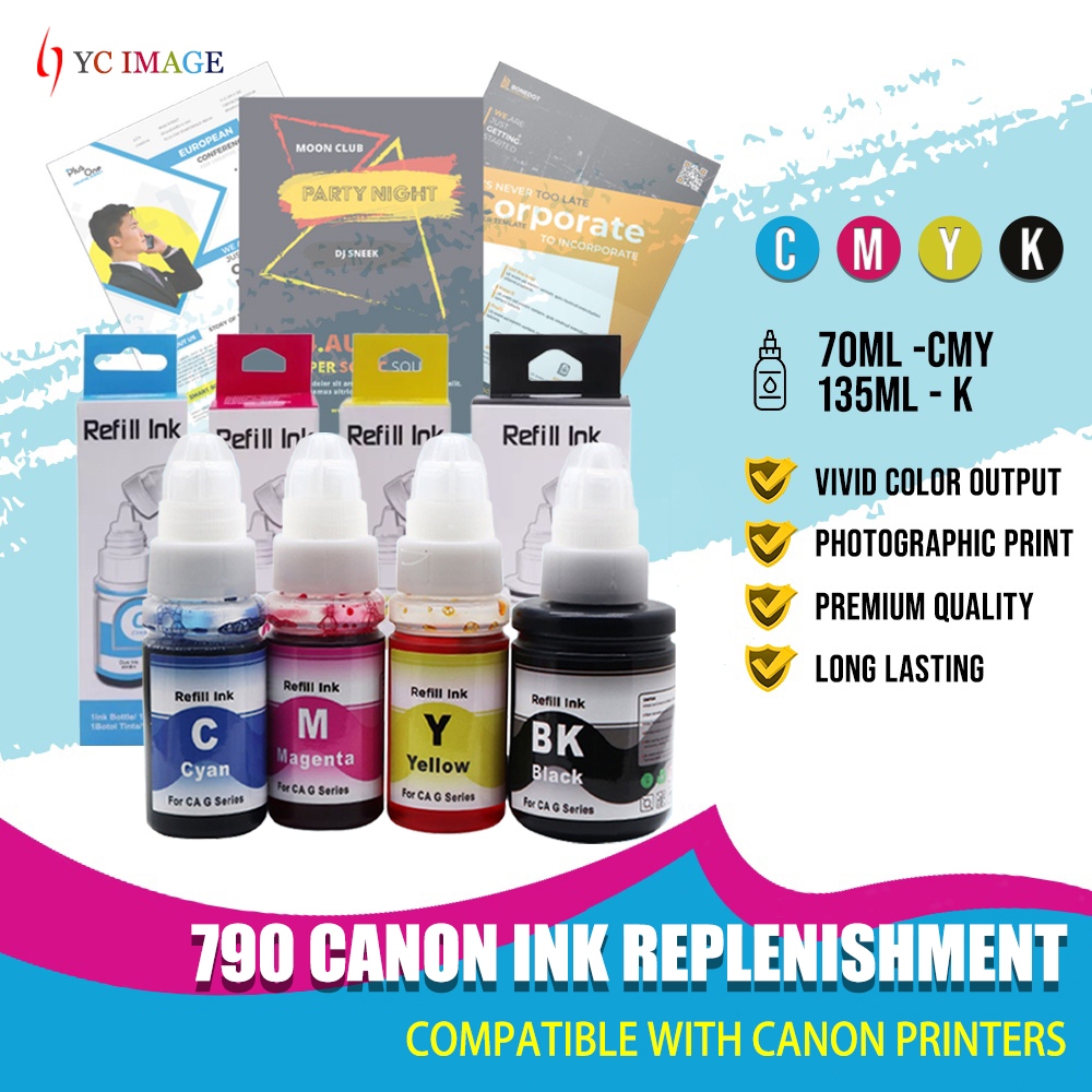Refill Ink for CANON G-Series Printer G1800 G2800 G3800G G1810 Ink ...