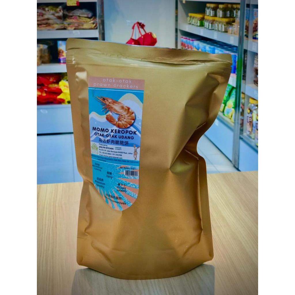 MOMO MUAR MACKEREL PRAWN CRACKERS／BISCUITS 马鲛鱼乌达脆脆饼 | Shopee Malaysia