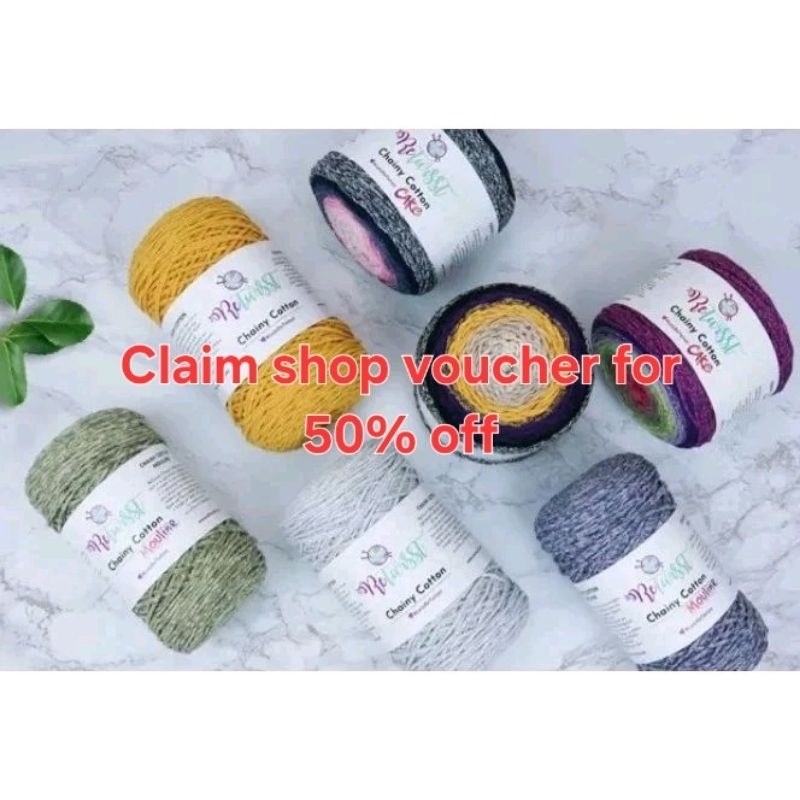 250 gram Retwisst Chainy Cotton (2mm) - Cotton Cord for crochet ...