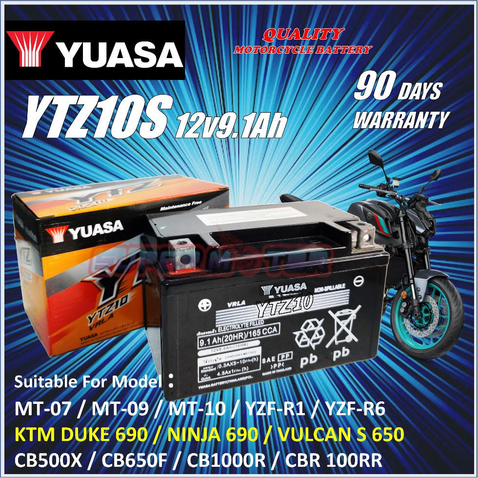 Battery Bateri YTZ5S YTZ6V YTZ8V FOR LC135 Y15ZR SRL115 SRL110 EX5 ...