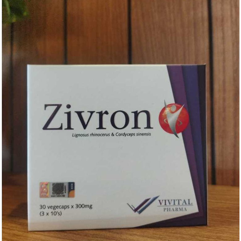 ZIVRON 300MG VEGECAPS (Tiger Milk Mushroom 150mg & Cordyceps 150mg ...