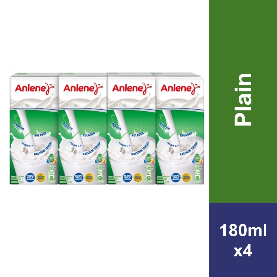 [Bundlge of 4] [Exp 04 Nov 2025 & / Later] ANLENE High Calcium UHT Milk ...