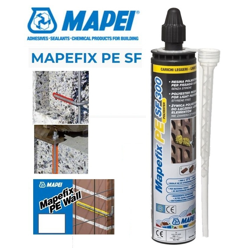 MAPEI Mapefix PE SF300 Chemical Anchor For Heavy Loads 300ML | Shopee ...