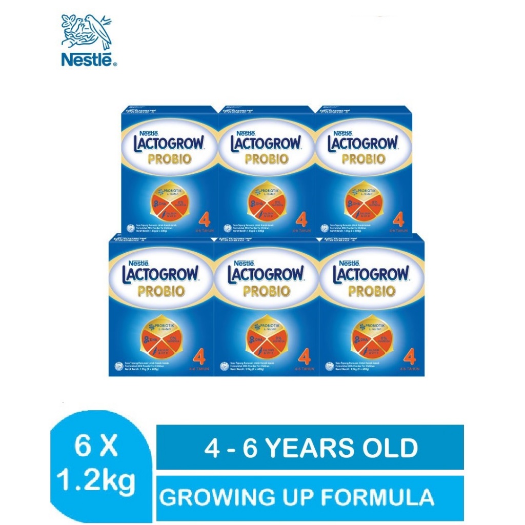 LACTOGROW 4 (4 x 1.8kg) or (6 x 1.2kg) | Shopee Malaysia